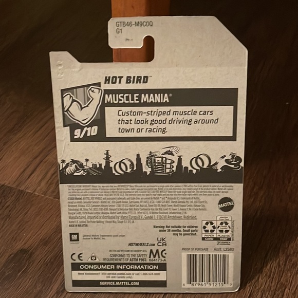 Mattel | Toys | Hot Bird Muscle Mania Hot Wheels 22 | Poshmark
